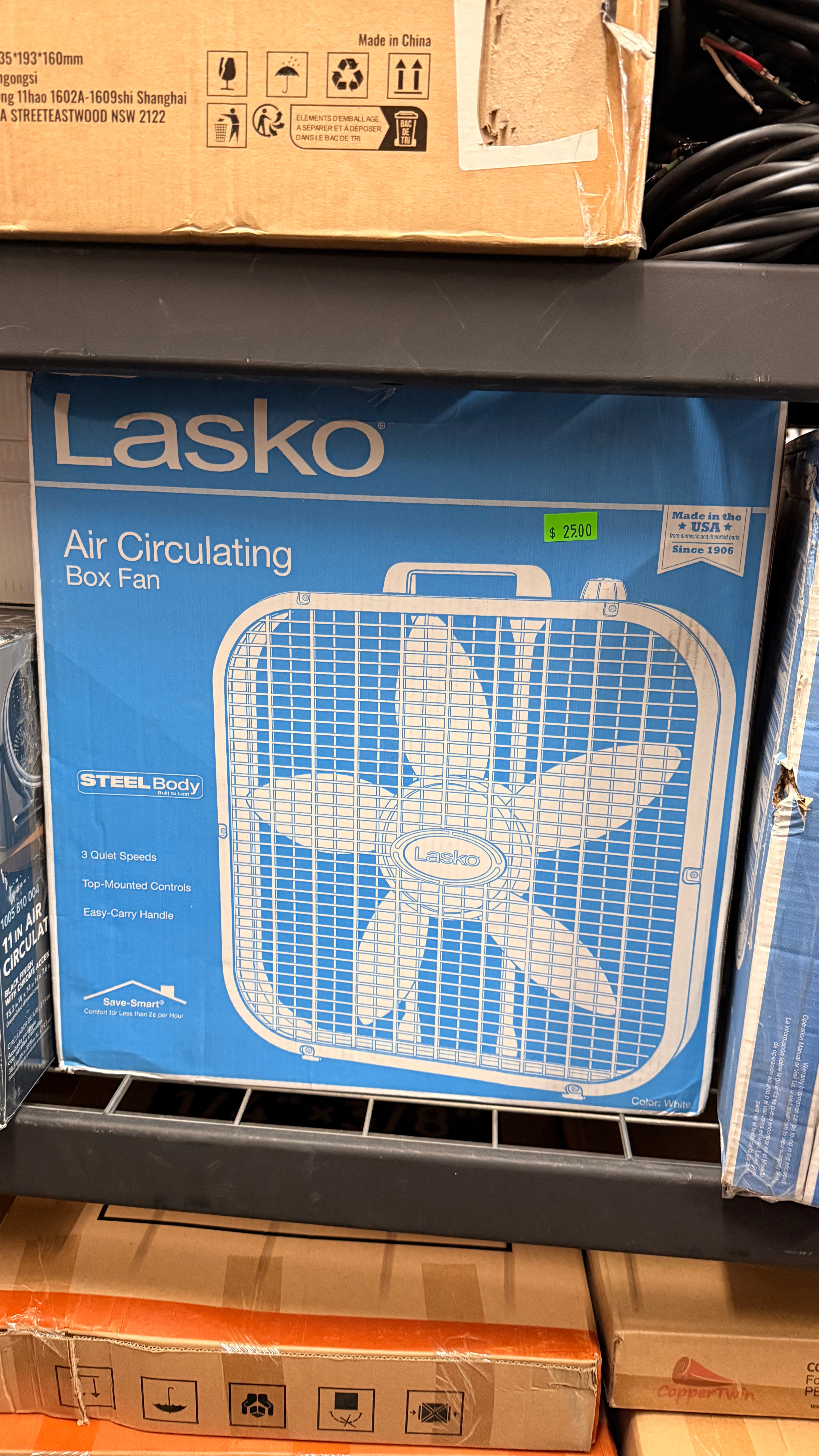 Lasko Box Fan – Livewire Surplus